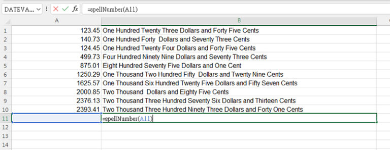 How to Automatically Convert Numbers to Words in Excel - Number to ...